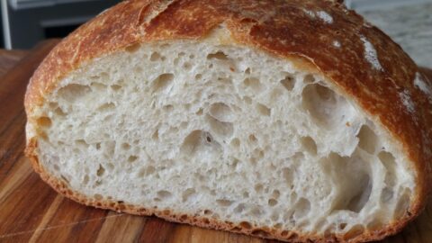 Easy No-Knead Bread - Green Thumb Foodie